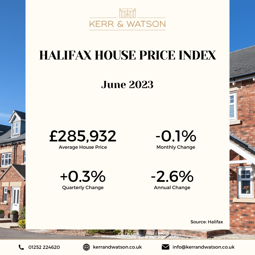 Halifax House Price Index - June 2023 | Kerr & Watson